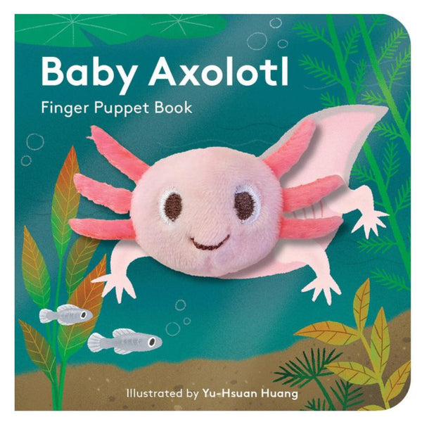 Baby Axolotl: Finger Puppet Book – Mini Mint