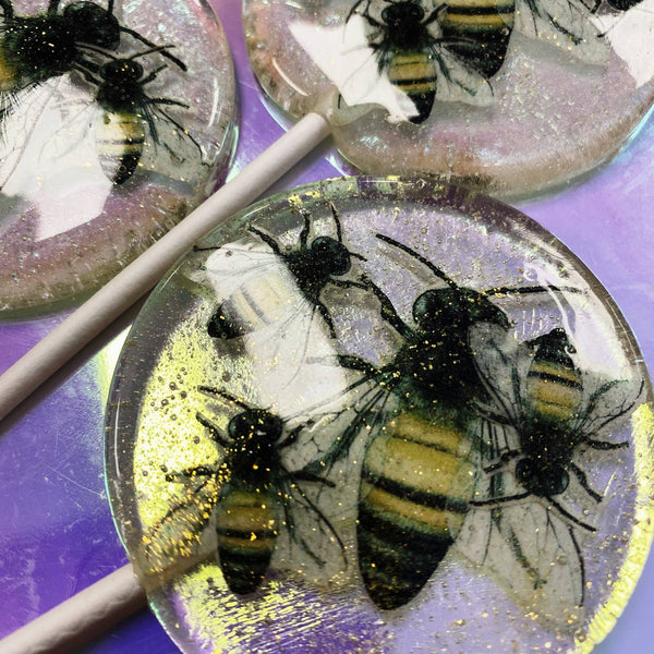 Buzz Buzz Honey Bee Lollipop – Mini Mint