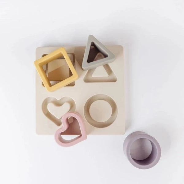 Silicone Shape Puzzle – Mini Mint