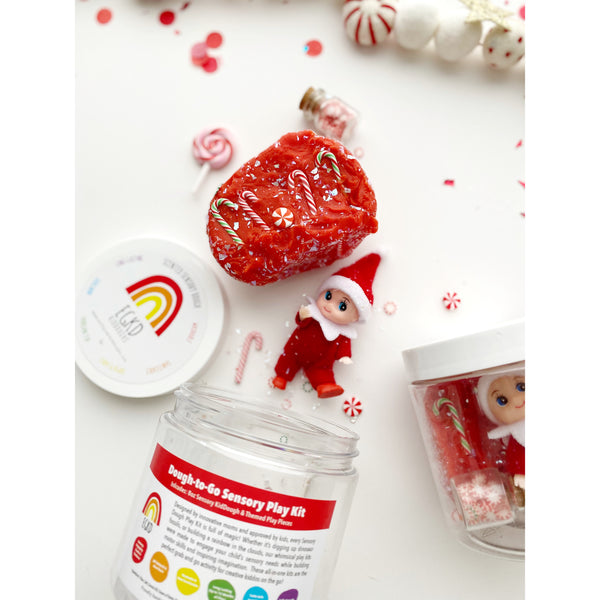 Elf in the Jar Dough Globe Sensory Play Dough Kit – Mini Mint