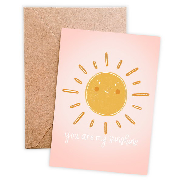 You Are My Sunshine Card – Mini Mint